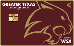Debit Cards › Greater Texas Credit Union
