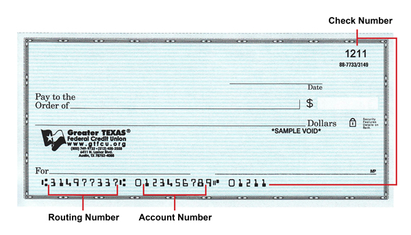 What Is Your Routing Number? | Greater Texas Credit Union What Is Your Routing Number? | Greater Texas Credit Union